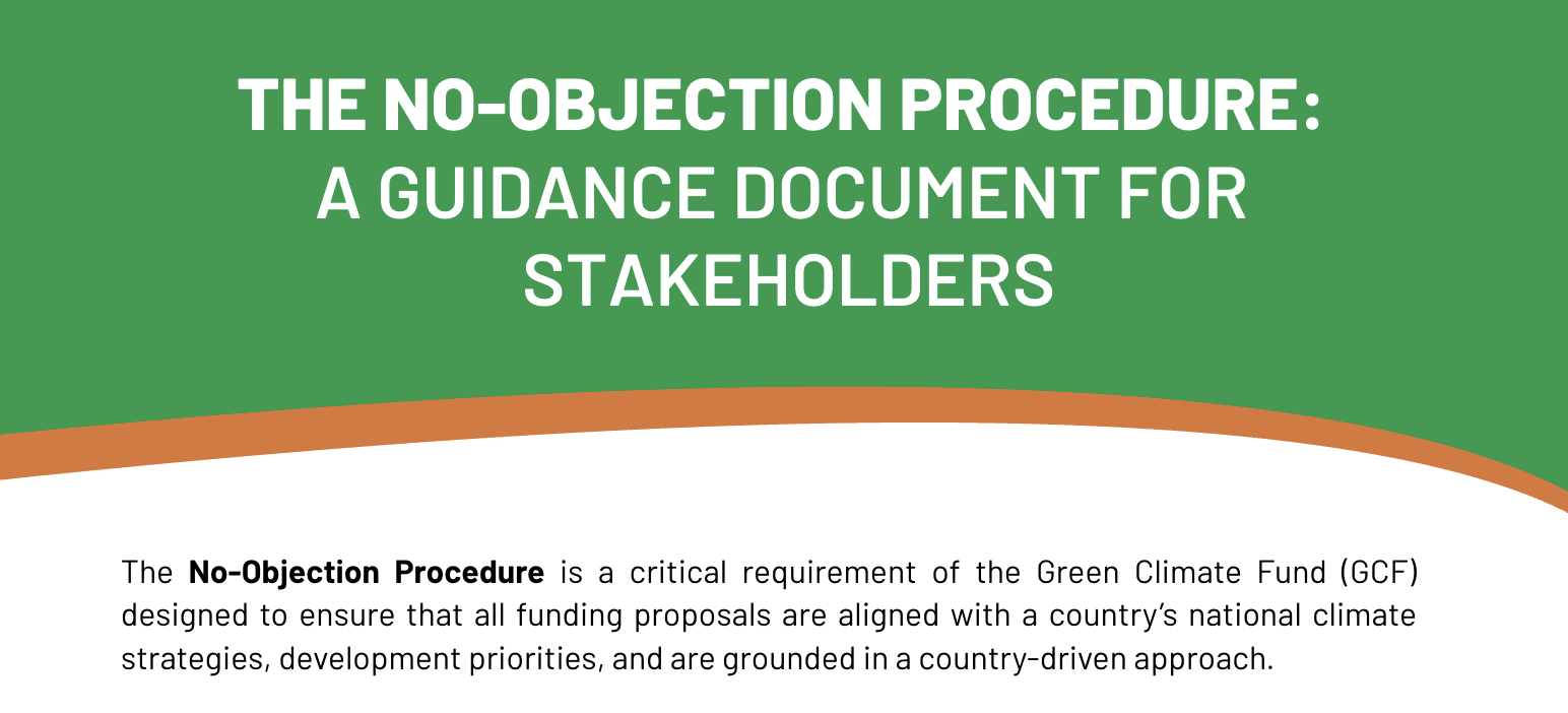 THE NO-OBJECTION PROCEDURE: - National Designated Authority